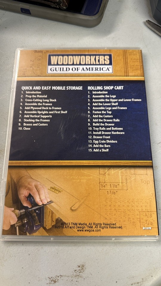 Woodworkers Guild Projects LOT OF 11 DVDs WOODWORKING, Wood, CARPENTRY ...