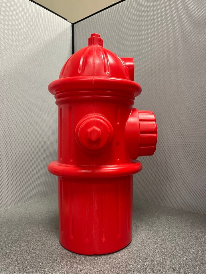 Life Sized Red Hollow Plastic Fire Hydrant 24" tall | eBay