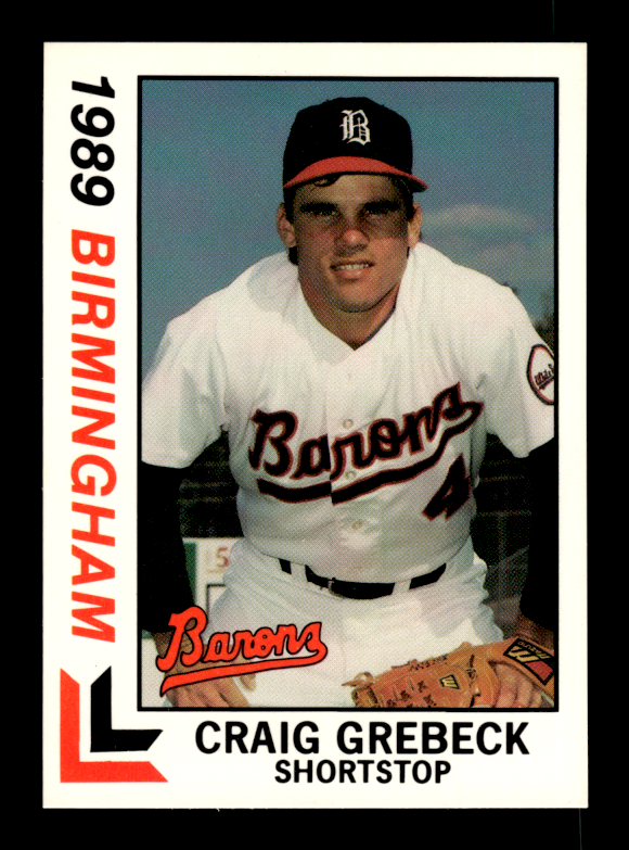 1989 Best # 17 Craig Grebeck Card (ML) Birmingham Barons Chicago White ...