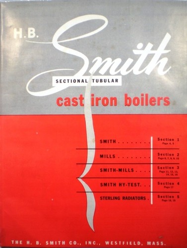 H. B. SMITH Company Boilers Catalog ASBESTOS Cement 1952 | eBay