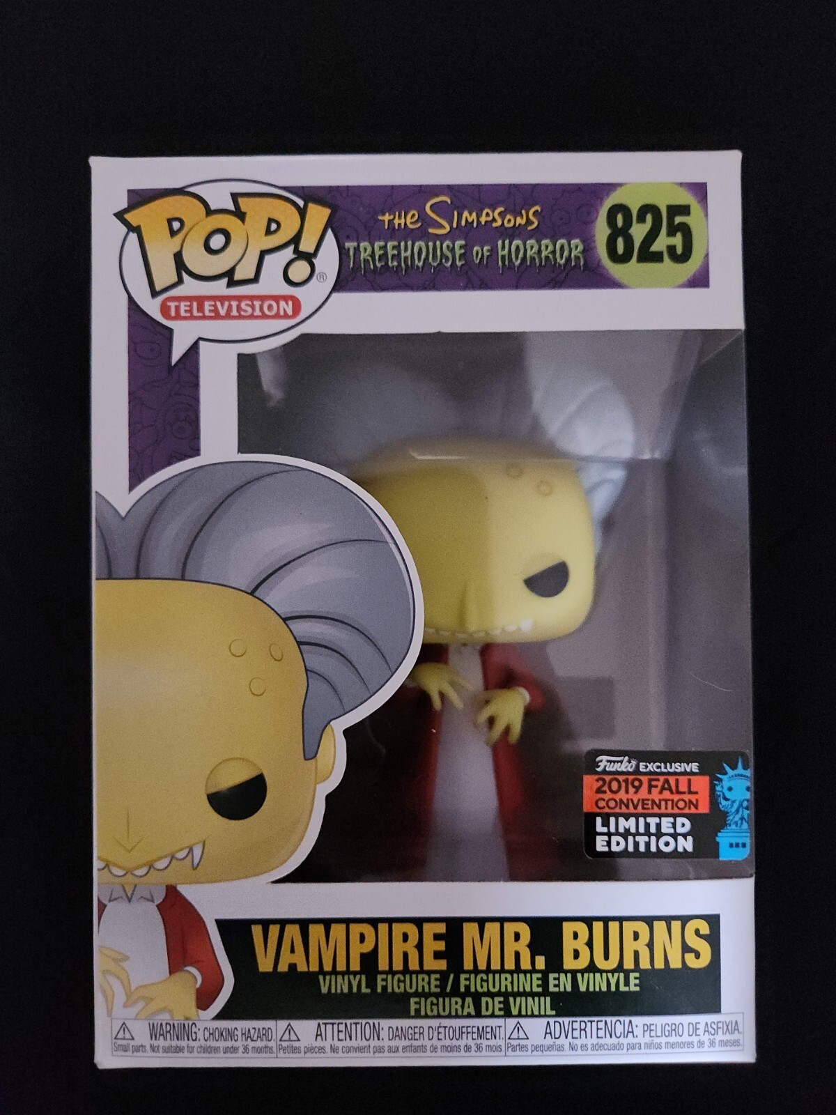 Funko Pop! The Simpsons - Vampire Mr. Burns Vinyl Figure 2019 Fall ...