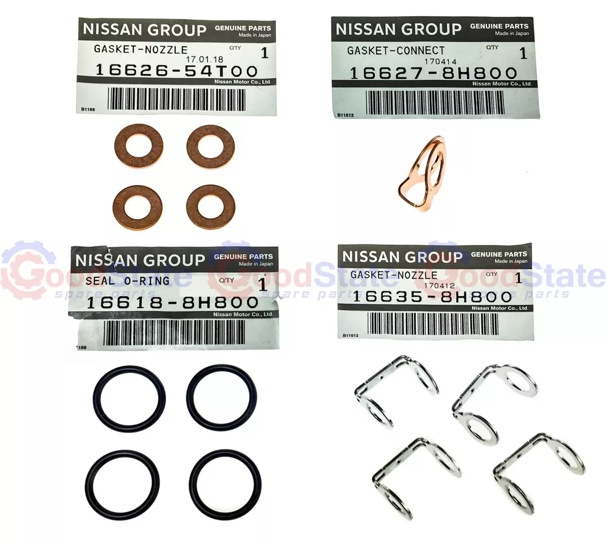 Toyota Hilux Kun26 Prado Hiace D4d 1kd Ftv 2kd Ftv Injector 53 Off