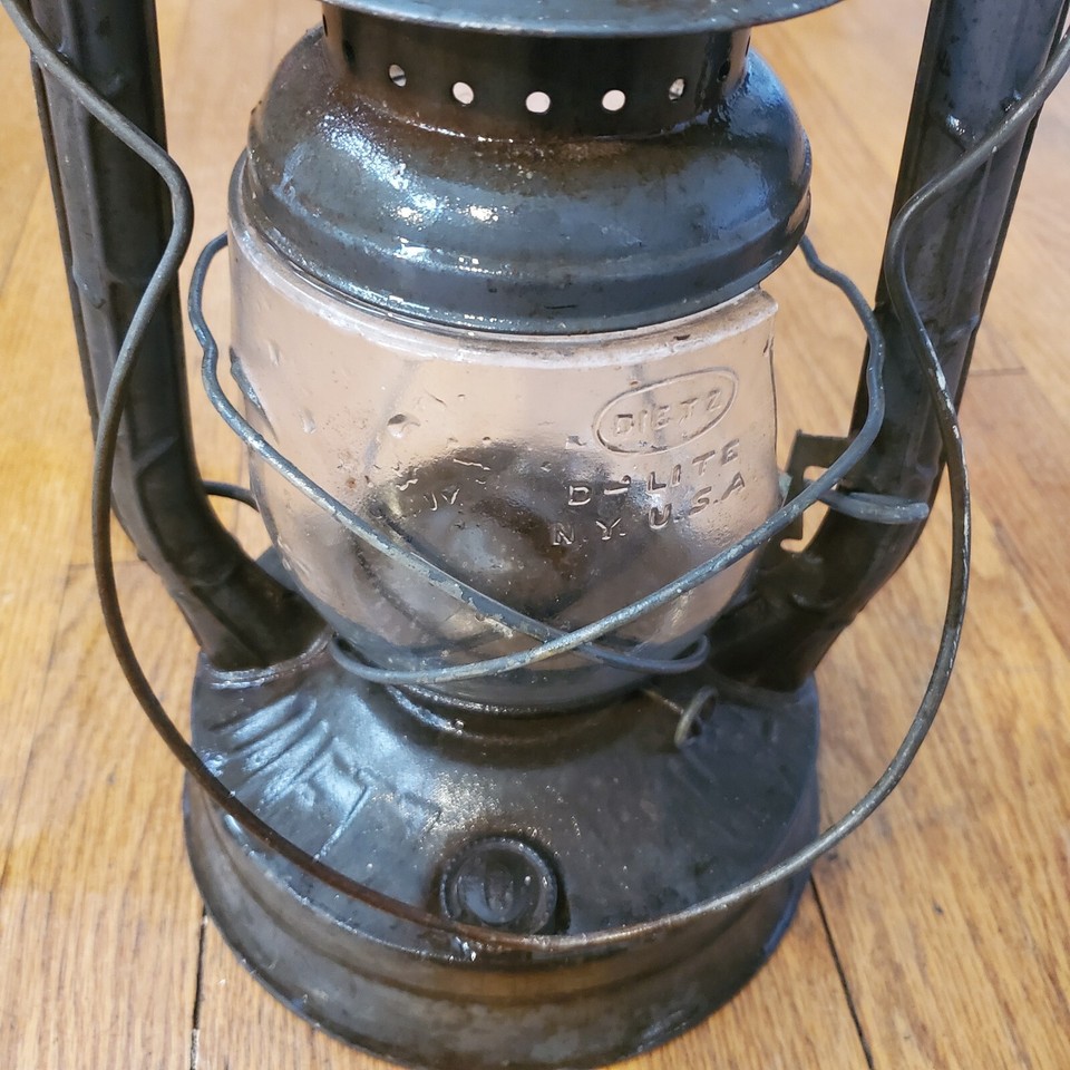 Antique Hurricane Iron Kerosene Lantern Lamp Defect | eBay
