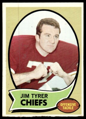 1970 Topps Jim Tyrer Kansas City Chiefs #263 | eBay