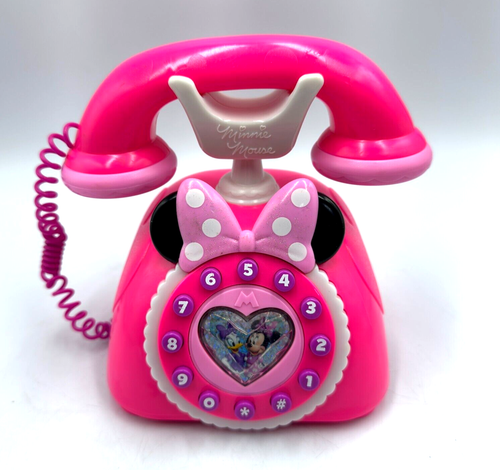 Disney Minnie Mouse & Daisy Duck Pink Telephone Happy Helpers Talking ...