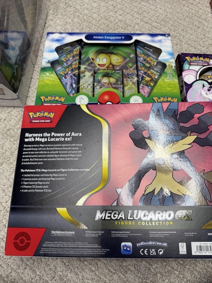 Pokémon sealed product 7 Collection boxes. Rare box cosmic eclipse ...