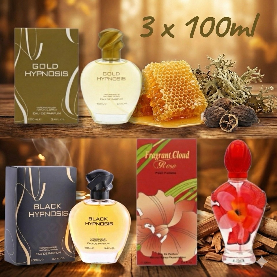 Womens Perfume Set Ladies Fragrance Gift Bundle 3 X100ml EDP Perfume ...