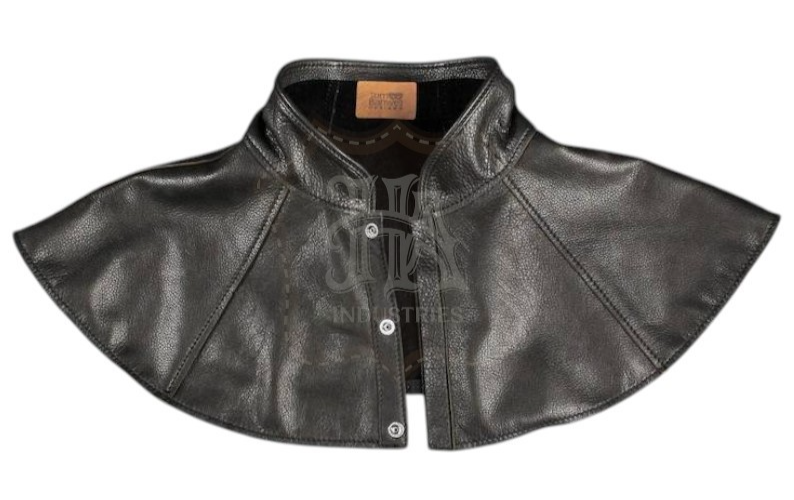 Leather Plague Doctor Mantle Capelet Gothic Shoulder Cape Halloween ...