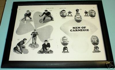 1929 NOTRE DAME vs CARNEGIE TECH FRAMED STARTING TEAM | eBay