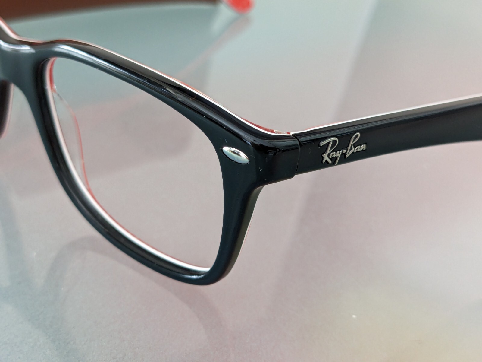RAY BAN EYEGLASSES FRAMES RB5228 2479 53-17 140 ORIGINAL SEMI-HARD CASE ...