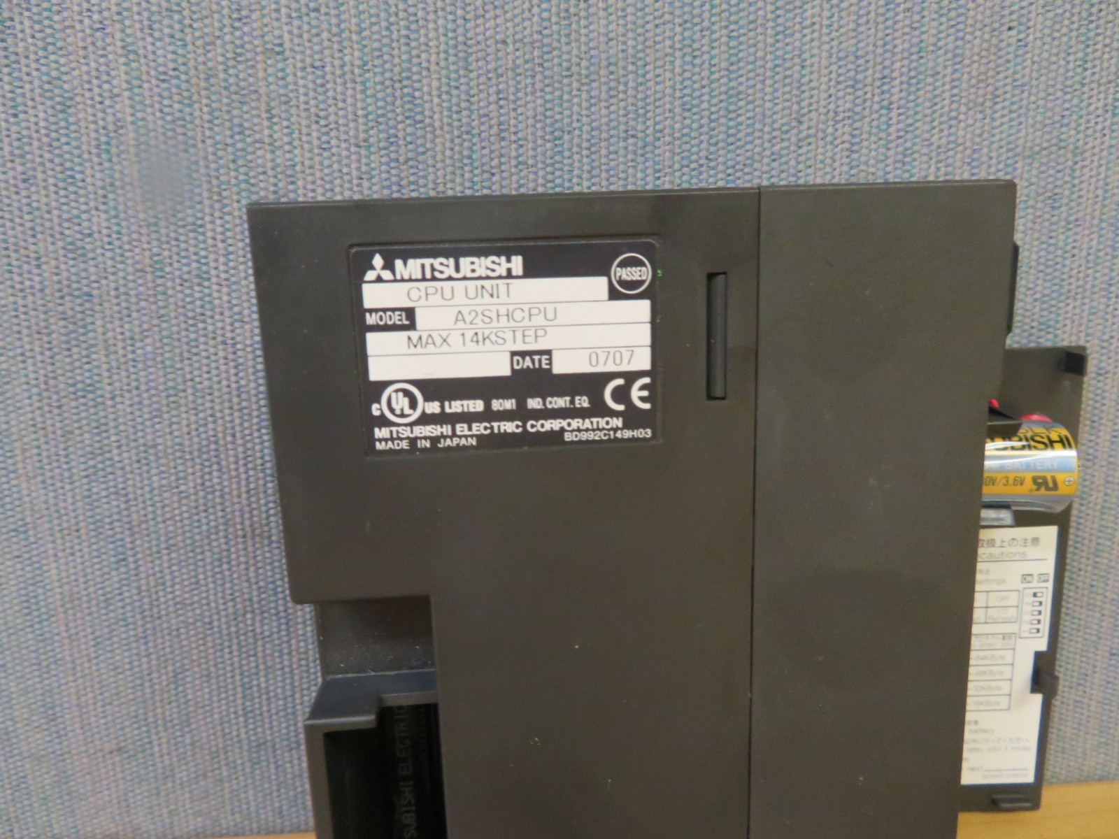 Mitsubishi Melsec A2SHCPU CPU Unit Max 14KSTEP - New (16349) | eBay