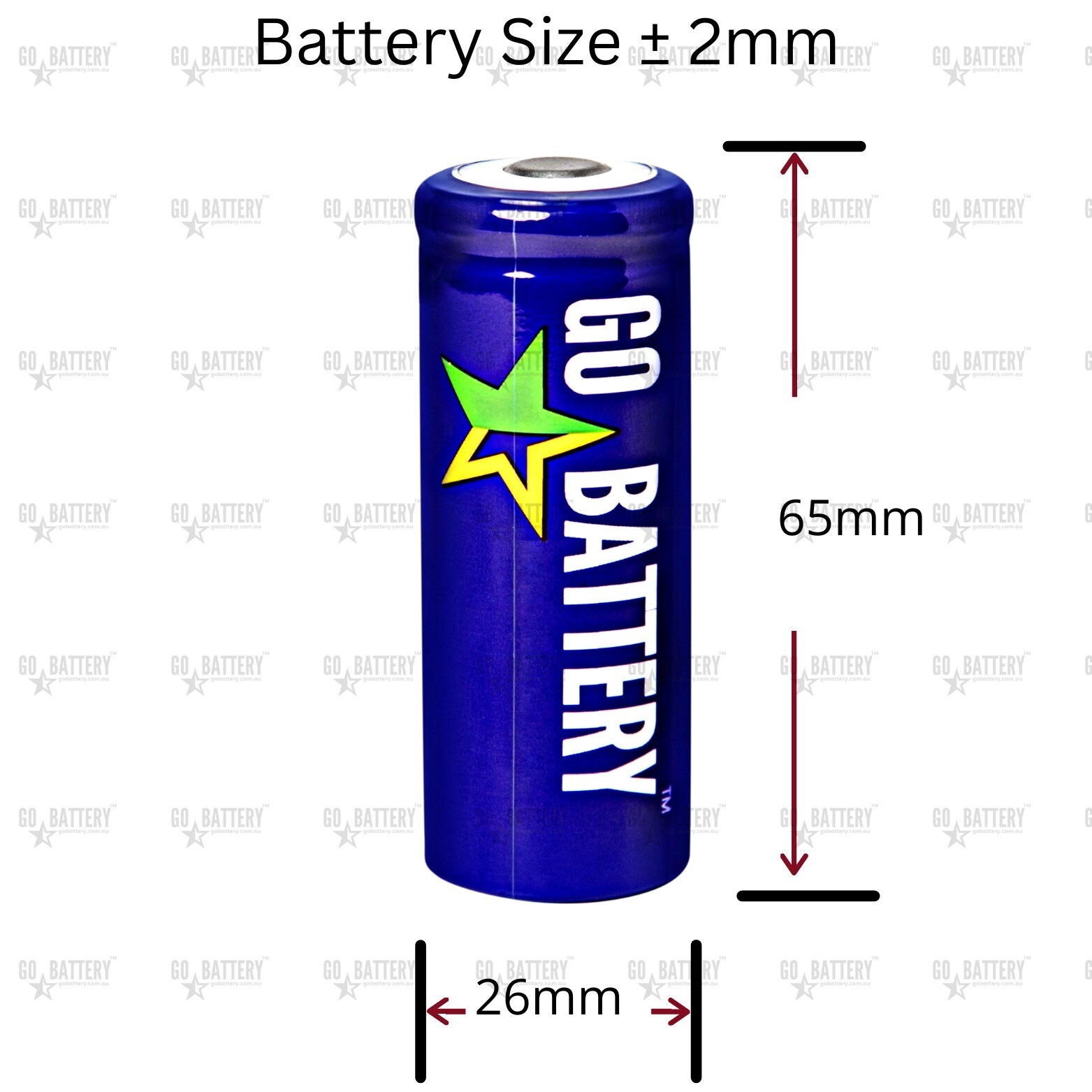 26650 rechargeable 11100 mWh 3.7v Lithium Button Top Batteries Li-Ion ...