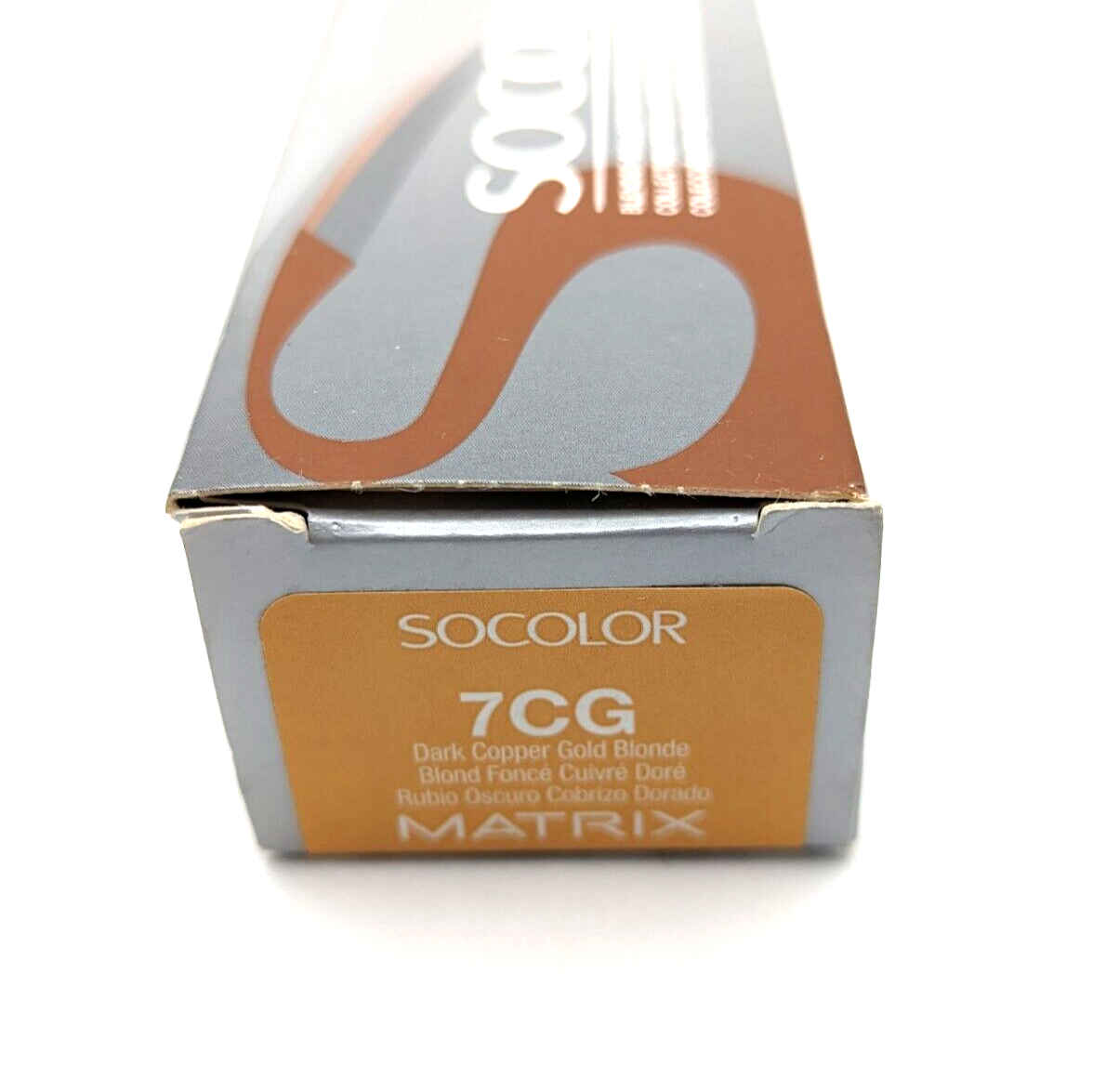 Matrix SoColor 7CG Dark Copper Gold Blonde Conditioning Permanent Hair ...