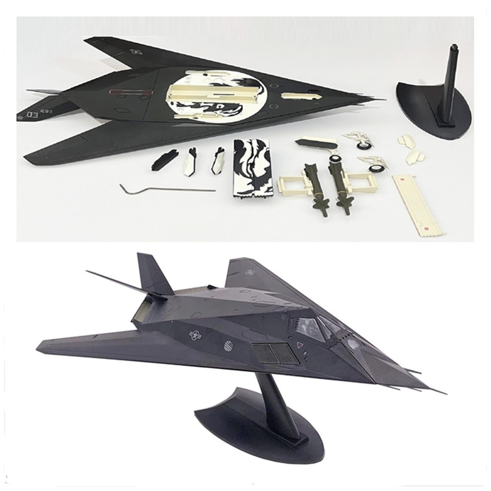 1/72 F117 Attack Aircraft Nighthawk Model Diecast Airplane Military ...