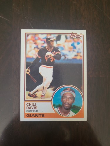 1983 Topps Chili Davis #115 San Francisco Giants | eBay
