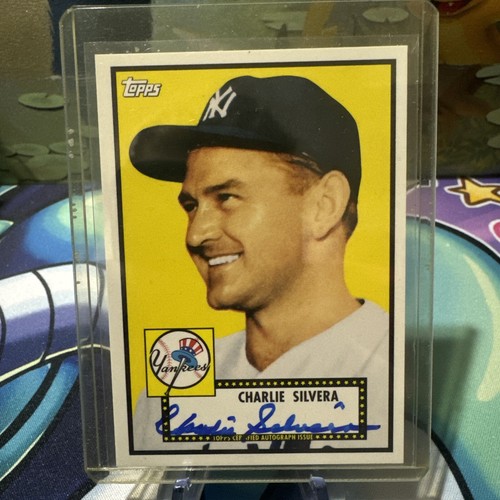 2011 Topps Lineage - Reprint Autographs #RA-CS Charlie Silvera (AU) for ...