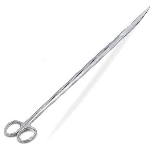 Fish Aquarium Cleaner Kelly Scissors Curved 18" Extra Long Handle Sharp ...