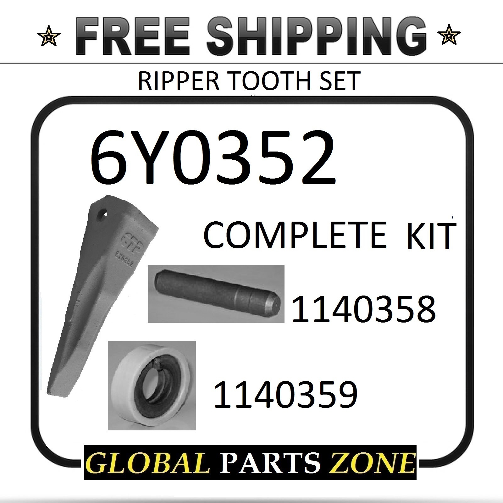 SET 6Y0352+1140358+1140359 CENTERLINE-INTERMEDIATE RIPPER for ...