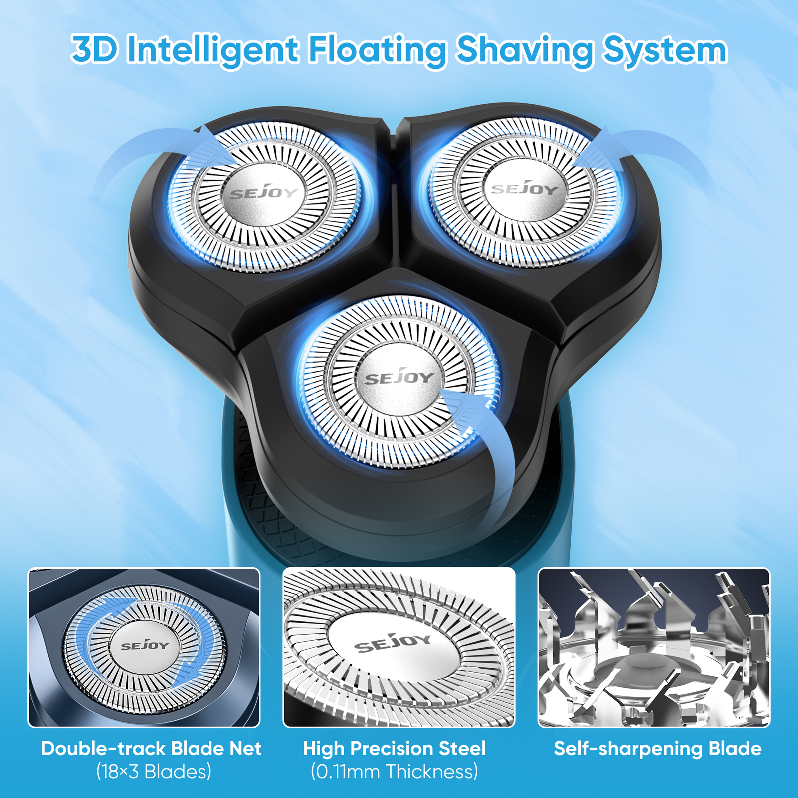 5in1 Electric Shaver for Men Grooming Kit IPX7 Rechargeable Hair ...