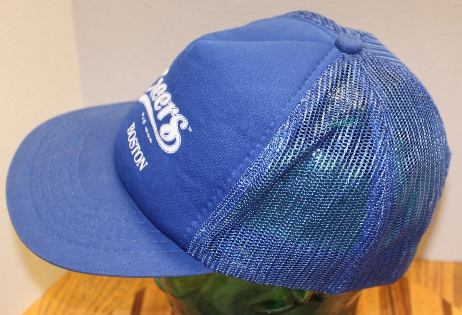 VINTAGE 1992 CHEERS BOSTON HAT BLUE SNAPBACK MESH BACK VERY GOOD ...