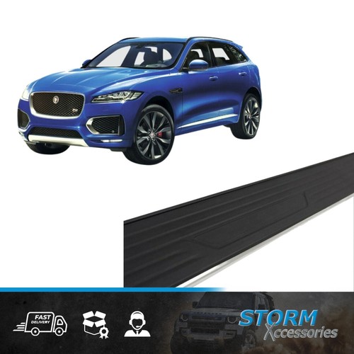 OEM STYLE RUNNING BOARDS SIDE STEPS PAIR FOR JAGUAR F PACE 2016 ONWARD ...