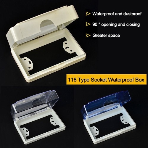 Plastic Switch Protective Cover Wall-mounted Electric Plug Cover ...