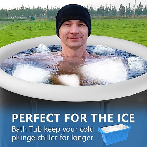 Collapsible Silicone Ice Cube Mould For Ice Bath Quick Freezing Ice ...