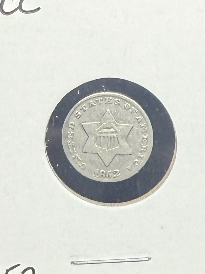 1852 Three Cent Silver Trime (90% Silver U.S. Coin) | eBay