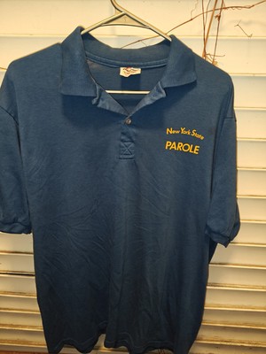 Vintage New York State Division Of Parole Polo Shirt SZ XL | eBay