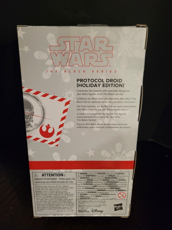 Protocol Droid Holiday Edition STAR WARS The Black Series MIB NEW | eBay