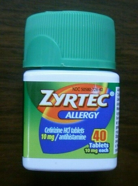 Zyrtec Allergy Relief 10 mg 40 Tablets for sale online | eBay