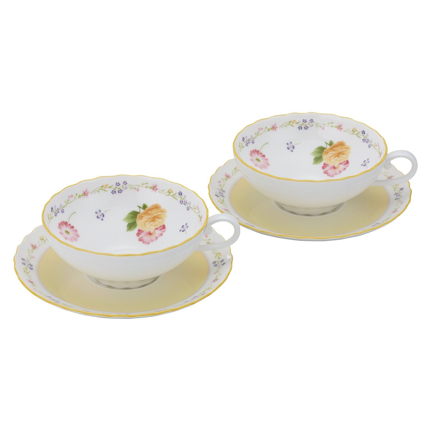 Noritake Tea Cup & Saucer Pair Set 180cc Jeune Frere Microwave w/Box ...
