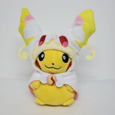 Pokemon Center Original Plush Mega Audino Poncho Pikachu 9 Inch Stuffed ...