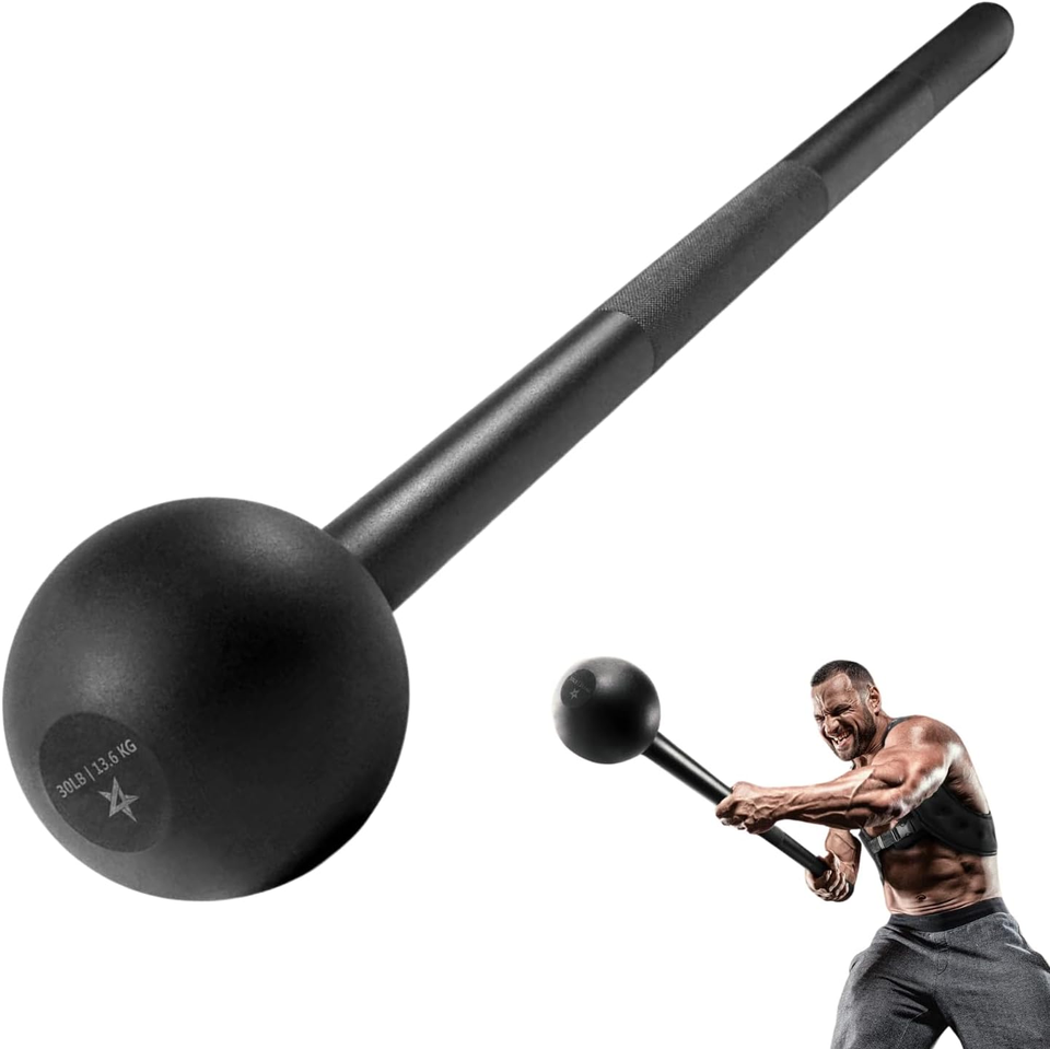 Steel Mace Bell, Mace Club for Strength Training, Functional Full Body ...