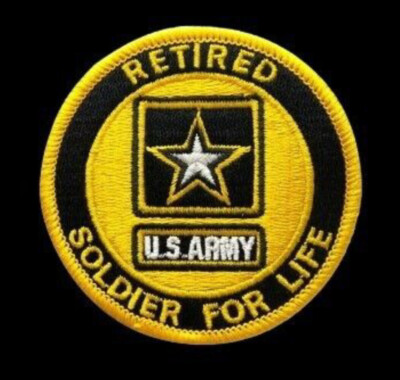 US ARMY RETIRED SOLDIER FOR LIFE HAT PATCH CAP GIFT VETERAN GIFT ARMY ...
