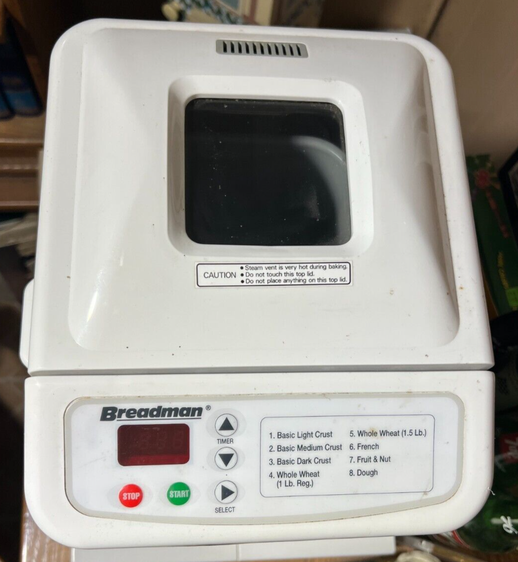 Breadman TR-440 Automatic Bread Maker 1.5 Lb Loaf Homemade Bread Machine | eBay