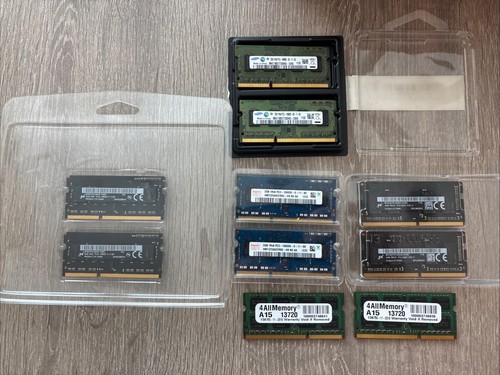 Lot 10 MIXED BRANDS 4GB 2GB Laptop Ram Memory - 30GB Total | eBay