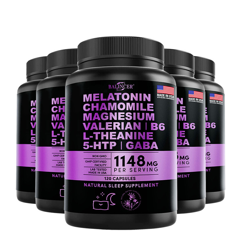 Sleep Aid Capsules For Healthy And Deeper Sleep,Boost Mood,Relaxation ...