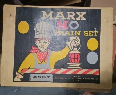 Vintage Marx HO Train Set Locomotive, Tracks, etc. with Original Box | eBay