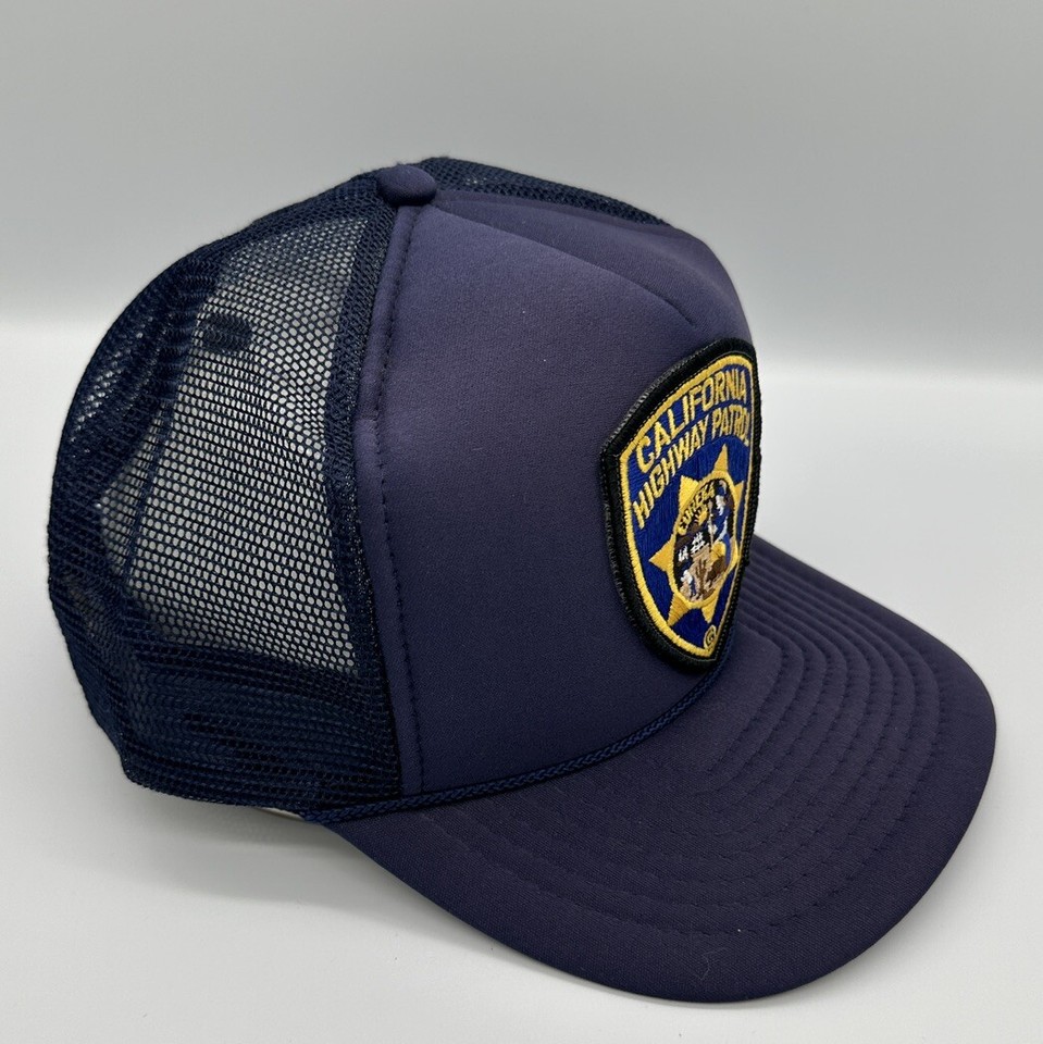 Vintage California Highway Patrol Uniform Snapback Trucker Hat | eBay
