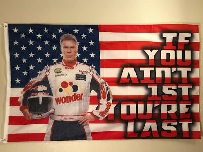Ricky Bobby Talladega Nights 3x5 Feet Flag Banner College Dorm Man Cave ...