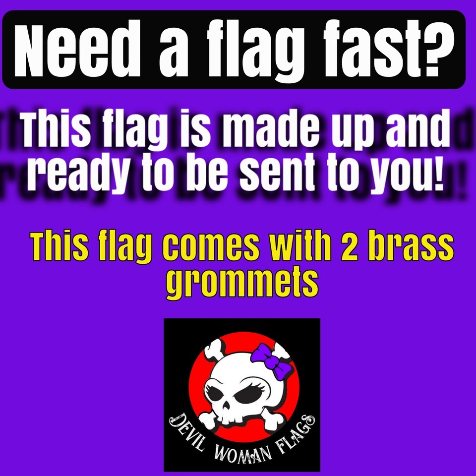 12"x18" DON'T FOLLOW STUPID SH*T Lime Squeeze Safety Flag with 2 brass ...