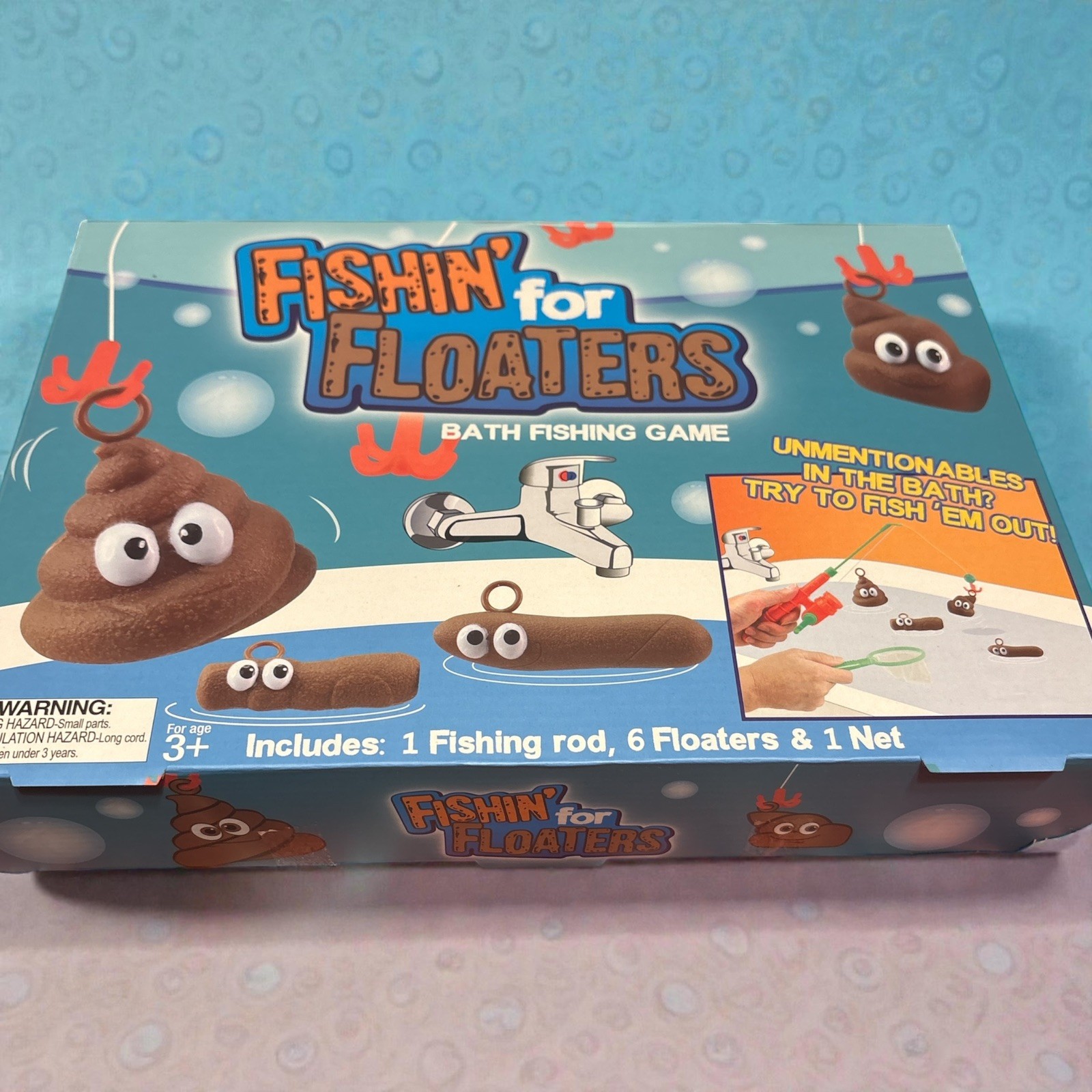 Fishin’ for Floaters Bath Fishing Game Funny Family Kids Toy Christmas ...
