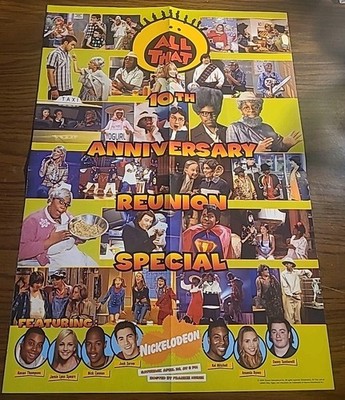 All That Nickelodeon 10th Anniversary Reunion Special Poster Promo 2005 ...