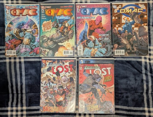 OMAC / Lot of 4 Comic Books / New 52 / Legion Lost 2 Books Check Photos ...