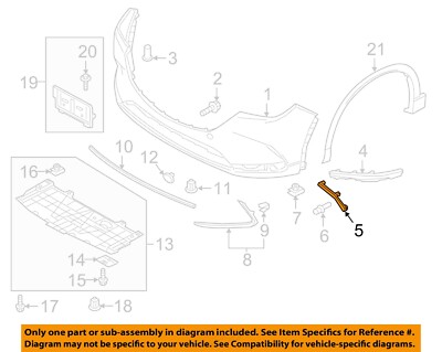 MAZDA OEM 16-18 CX-9 Front Bumper-Outer Cover Cover Right TK7850C11B | eBay
