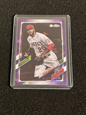Dexter Fowler 2021 Topps Chrome Update Sapphire Purple Refractor /10 ...