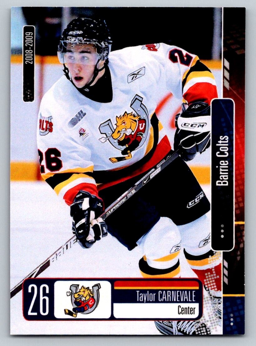 Taylor Carnevale 2008-09 Barrie Colts | eBay