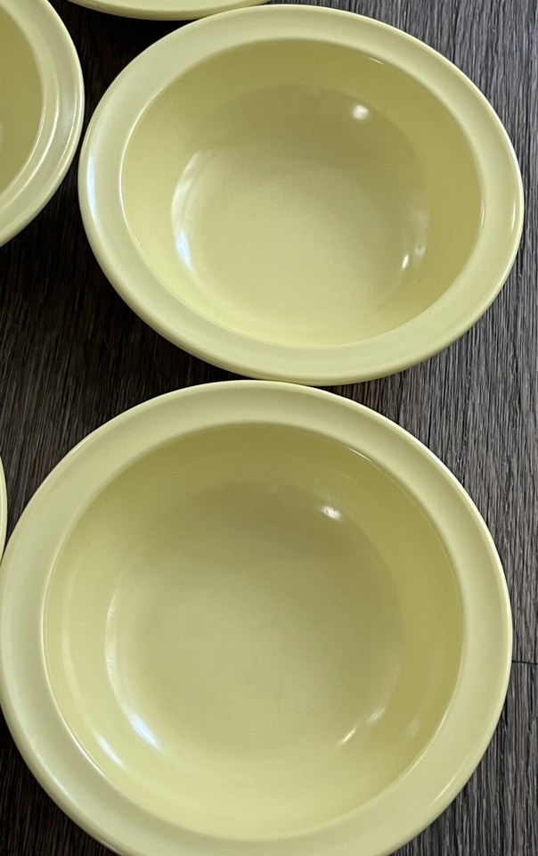 Prolon Ware 9943 Vintage Set of 5 Melamine Yellow Stacking Bowls | eBay