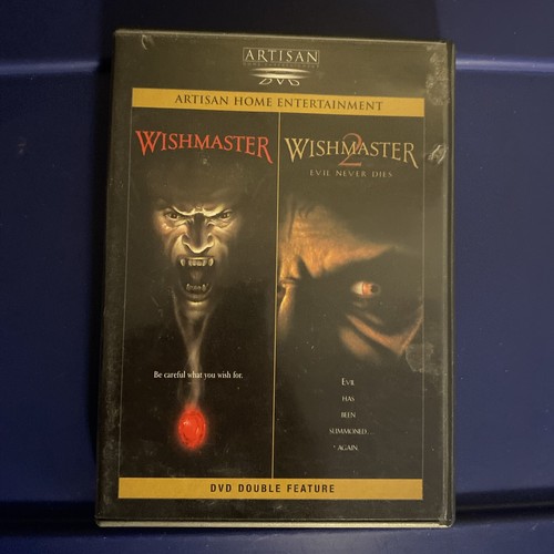 Wishmaster/Wishmaster 2: Evil Never Dies (DVD 1999 Widescreen) Double ...